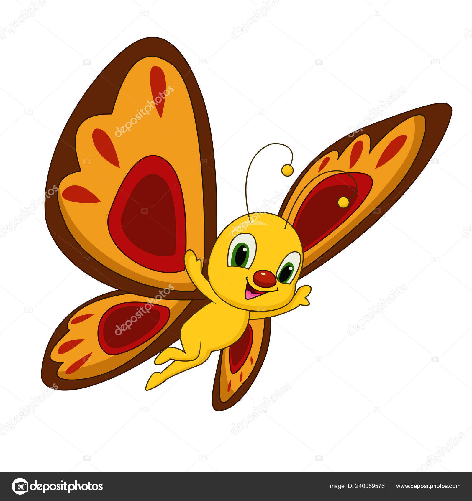 Cute Butterfly Illustration