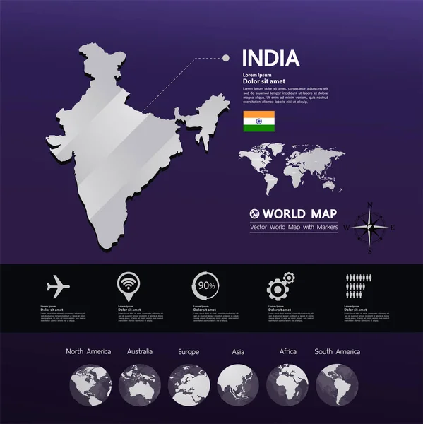 100,000 India map new Vector Images | Depositphotos