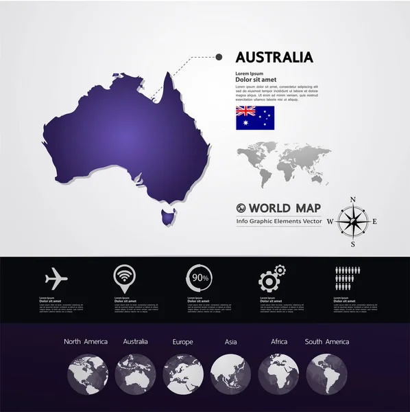 100,000 Australian map overview Vector Images | Depositphotos