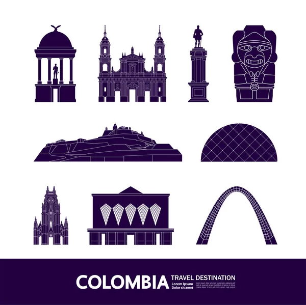 Black Line Art Illustration Monuments Icon Set Stock Vector Image by ...