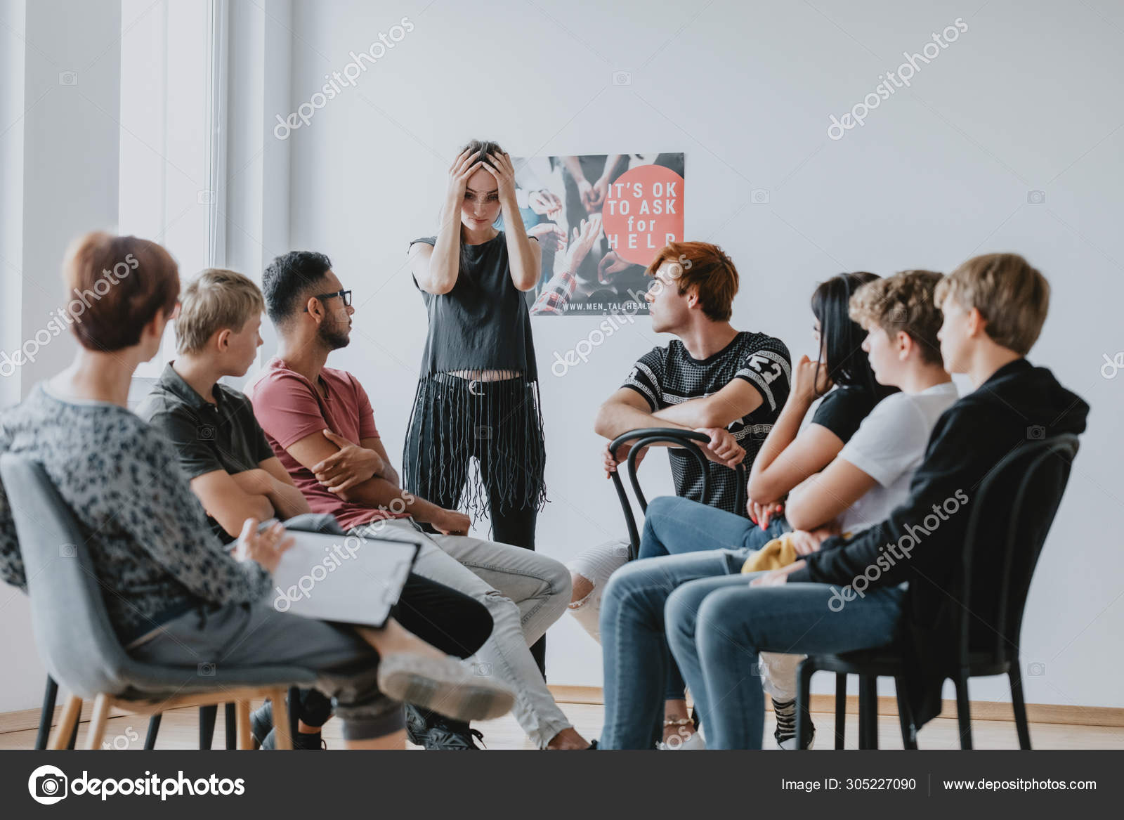 Talking about emotions — Stock Photo © photographee.eu #305227090