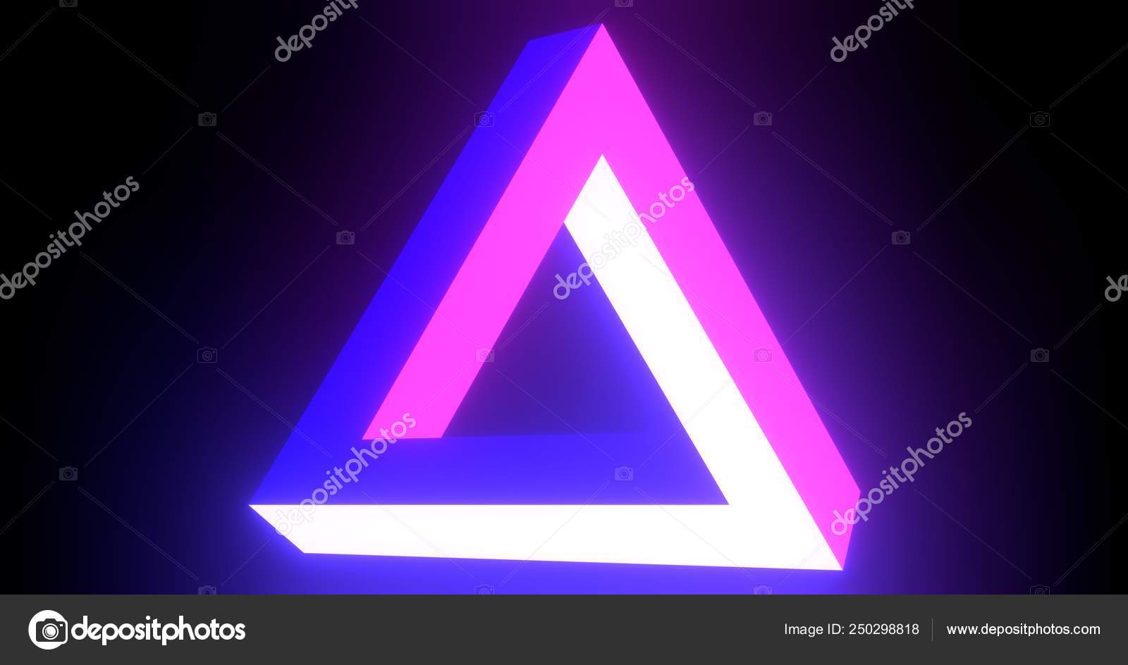 3d Triangle Illusion