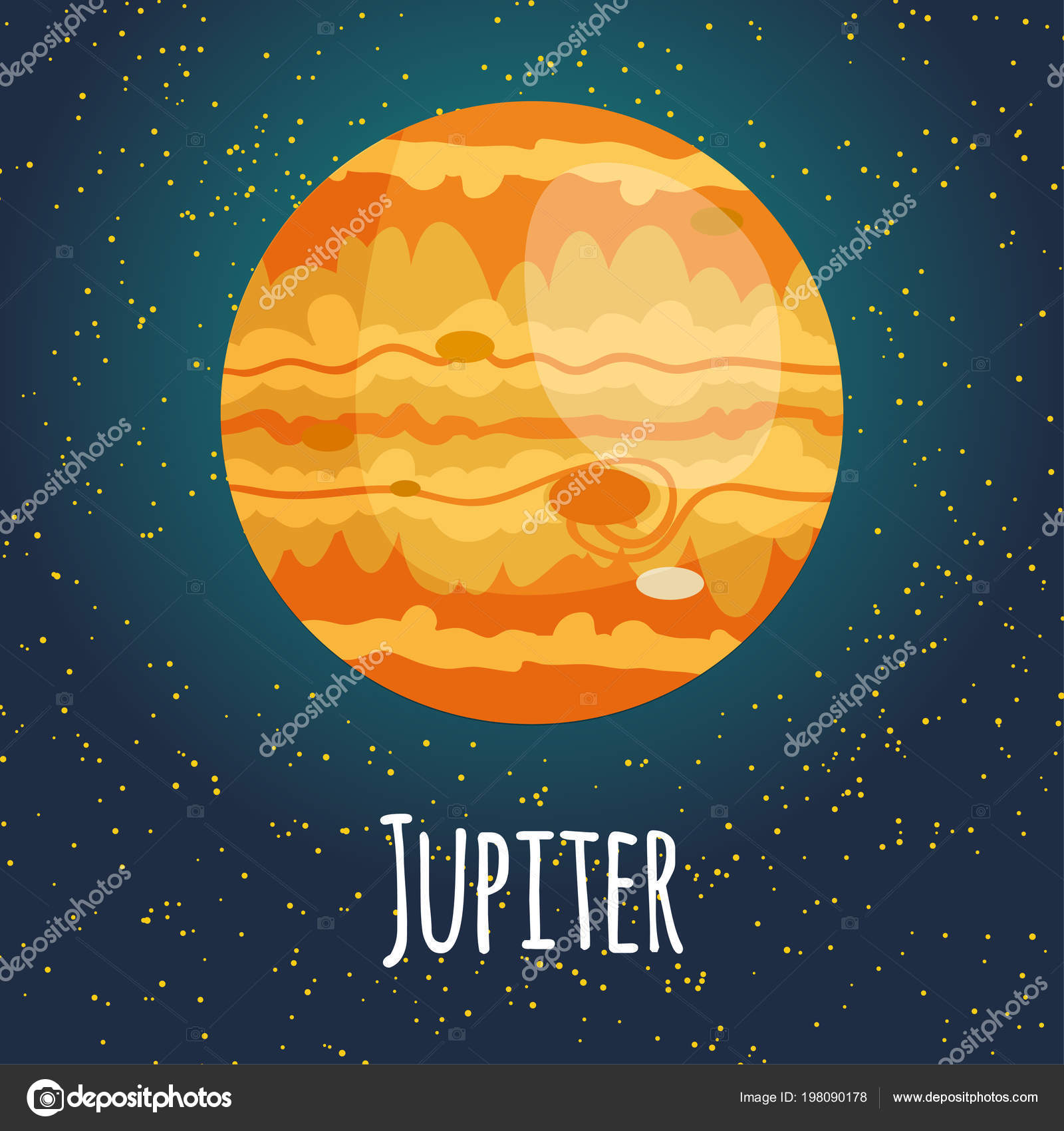 Cartoon Jupiter
