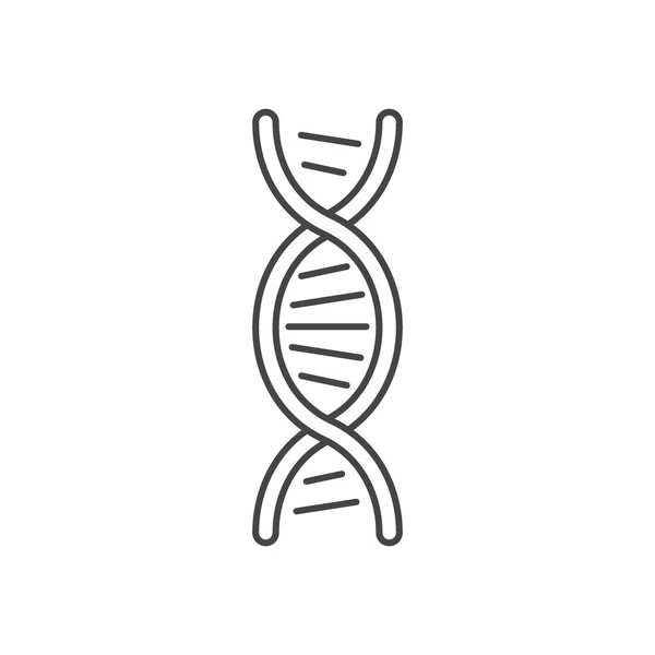 Set of black DNA helix symbols on white background. Stock Vector by ...