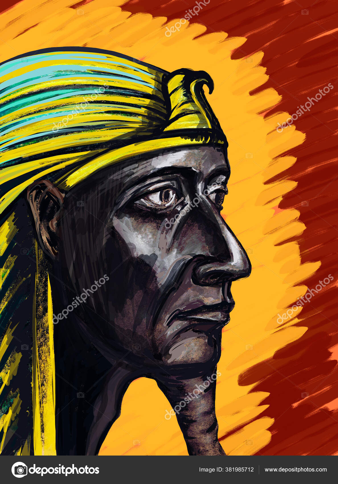 Series Ancient Rulers Senusret Iii Sesostris Iii Pharaoh Ancient Egypt ...