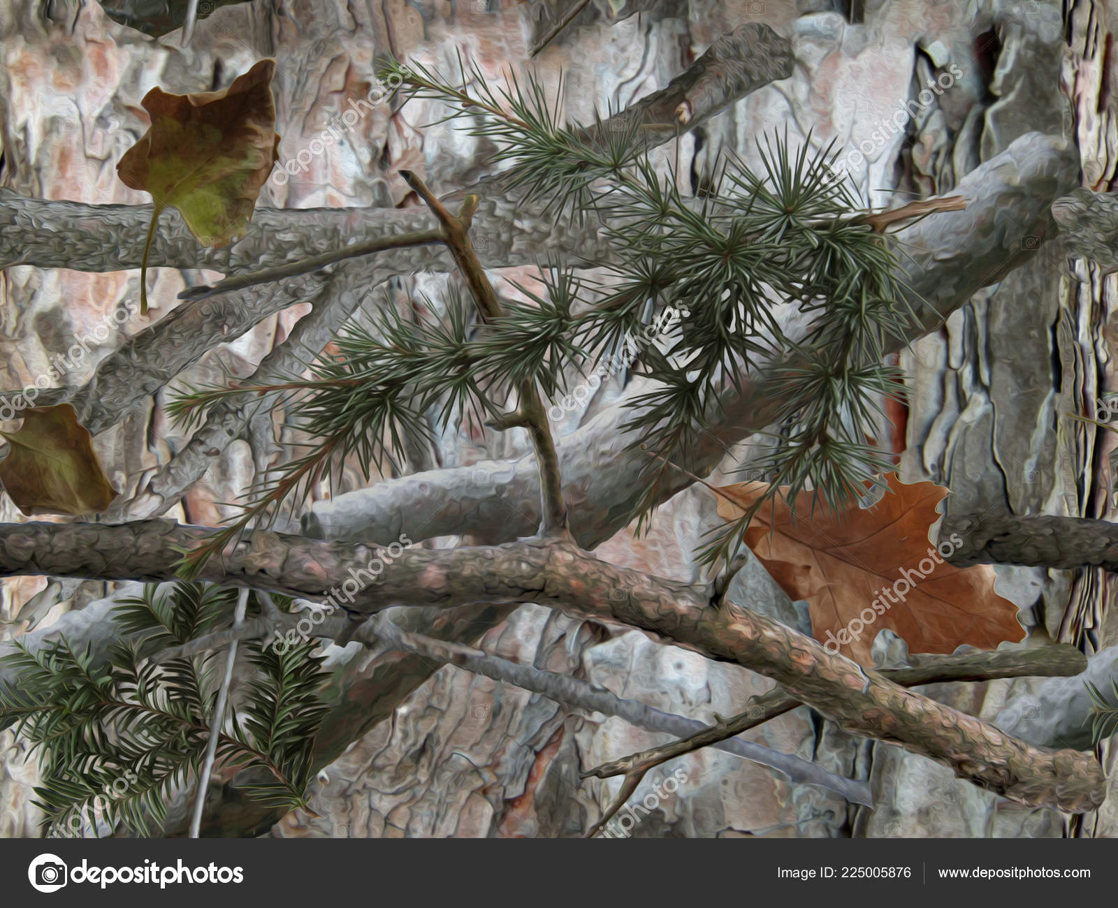 Realtree Snow Camo Background