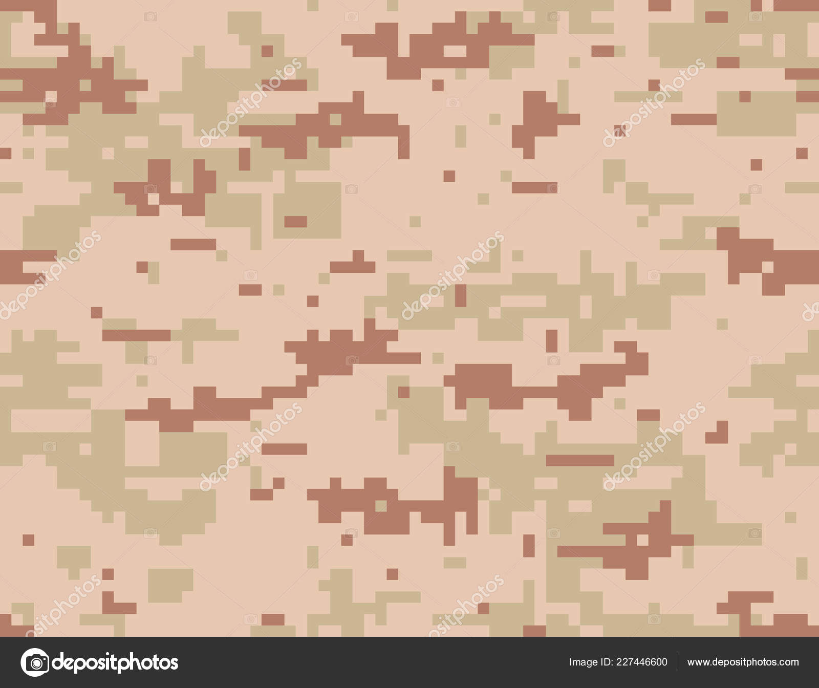 Digital Desert Camo Pattern