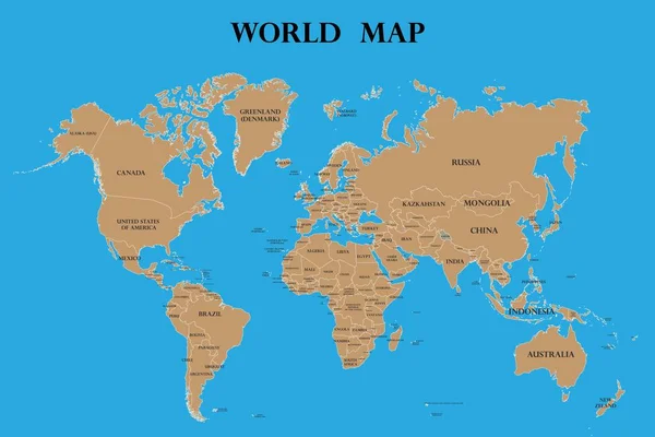 World Geography Map Countries