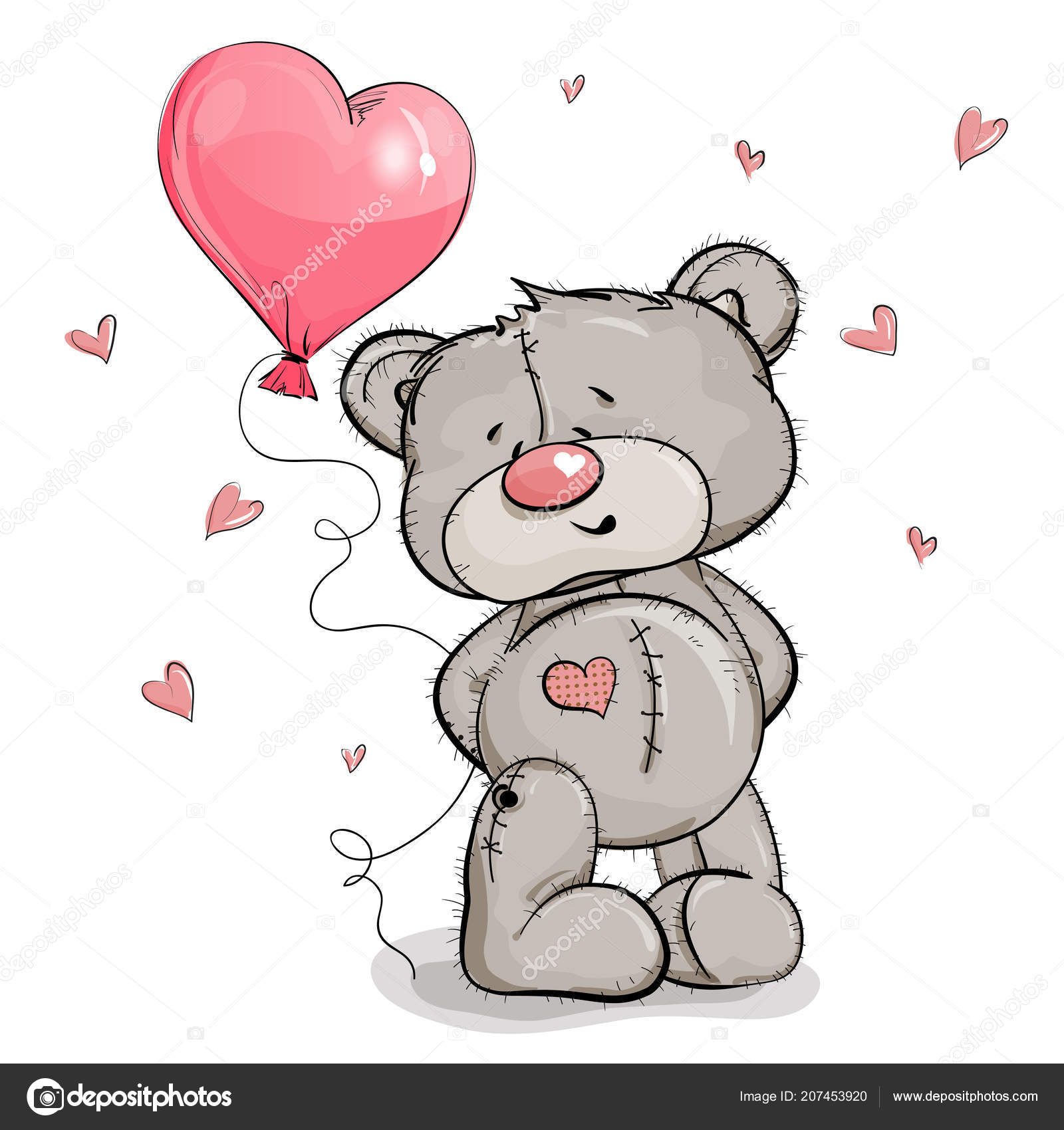 Teddy Bear With Heart Wallpaper