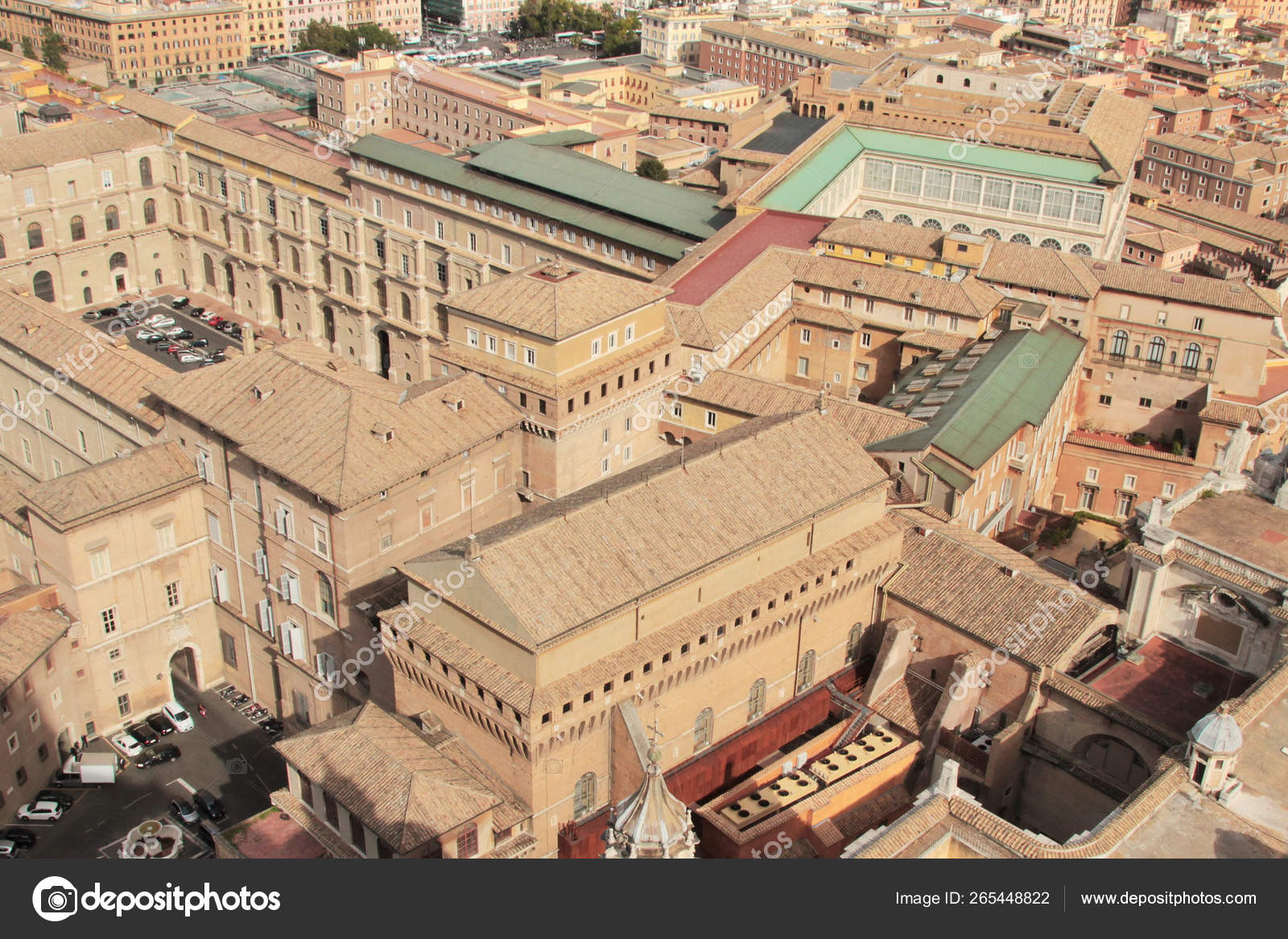 Sistine Chapel Aerial View Sistine Chapel Stock Photos, Royalty Free