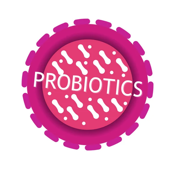 Image vectorielle Probiotiques bactérie vecteur badge par ©menorevk ...