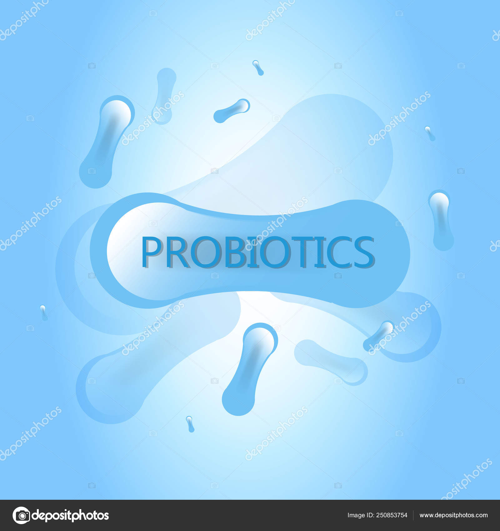 Image vectorielle Probiotiques bactérie vecteur badge par ©menorevk ...