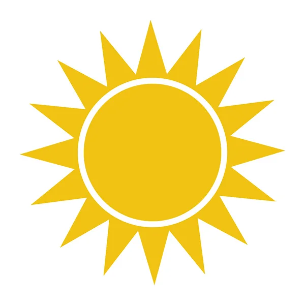 Sun Simple Icon Illustration Stock Vector Image by ©Studiobarcelona ...