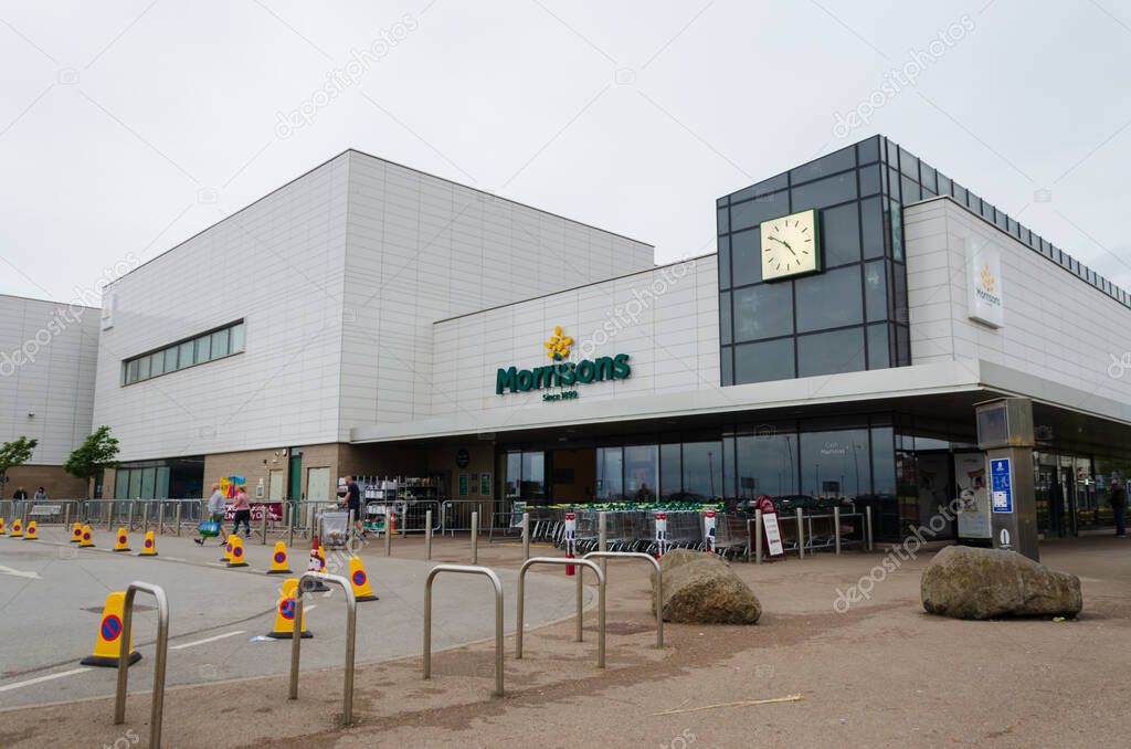 New Brighton, Reino Unido: 3 de junio de 2020: El punto de entrega y ...