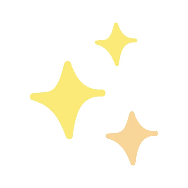 Sparkle Vector Illustration Icon Hand Drawn Isolated Outlined Sticker ...