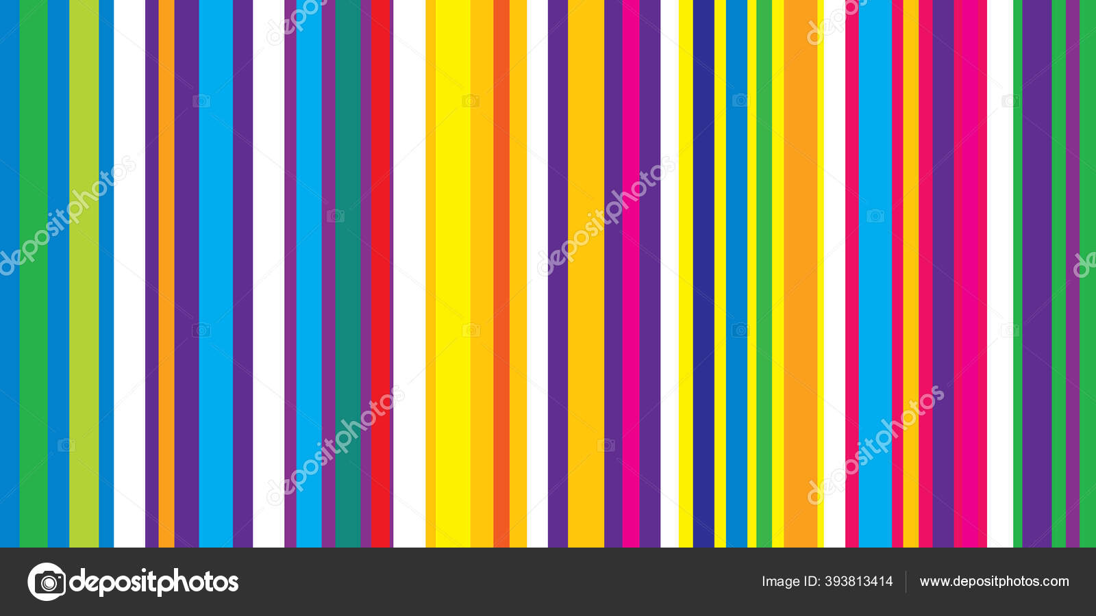 Colorful Vertical Stripes Background Parallel Multicolored Lines ...