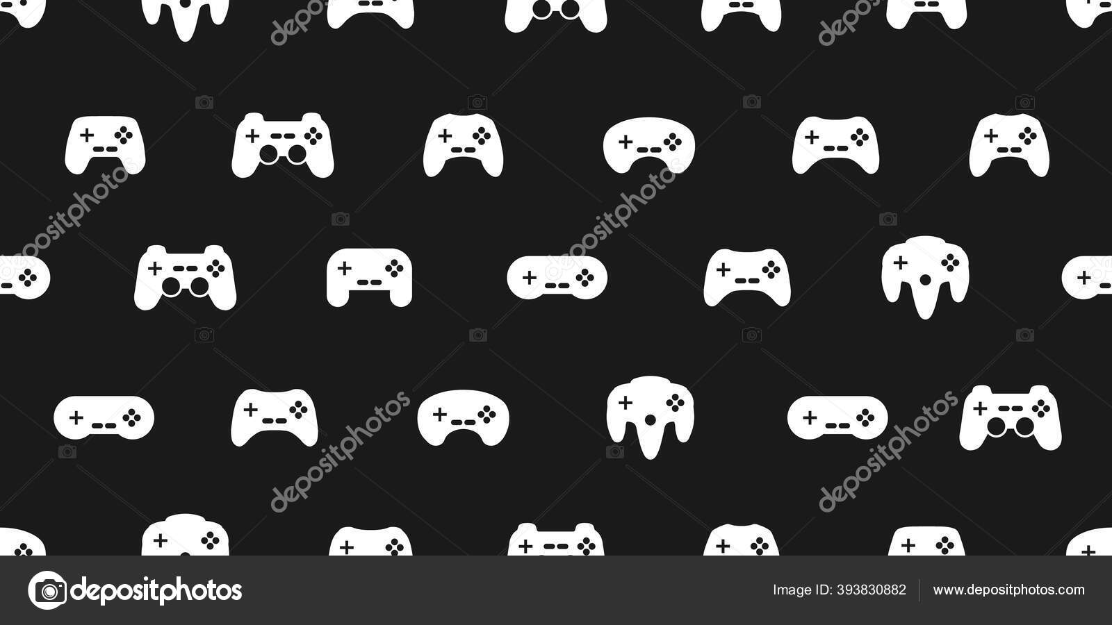 Video Game Controller Gamepad Background Gadgets Devices Seamless ...