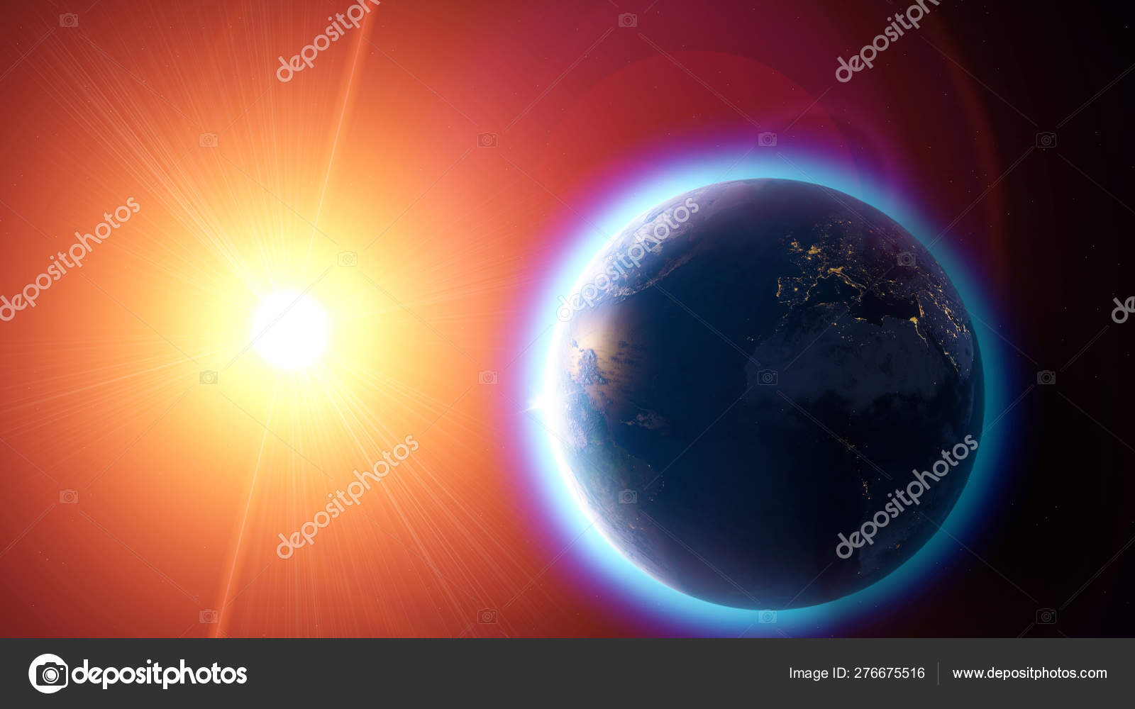 Sun Warming Earth