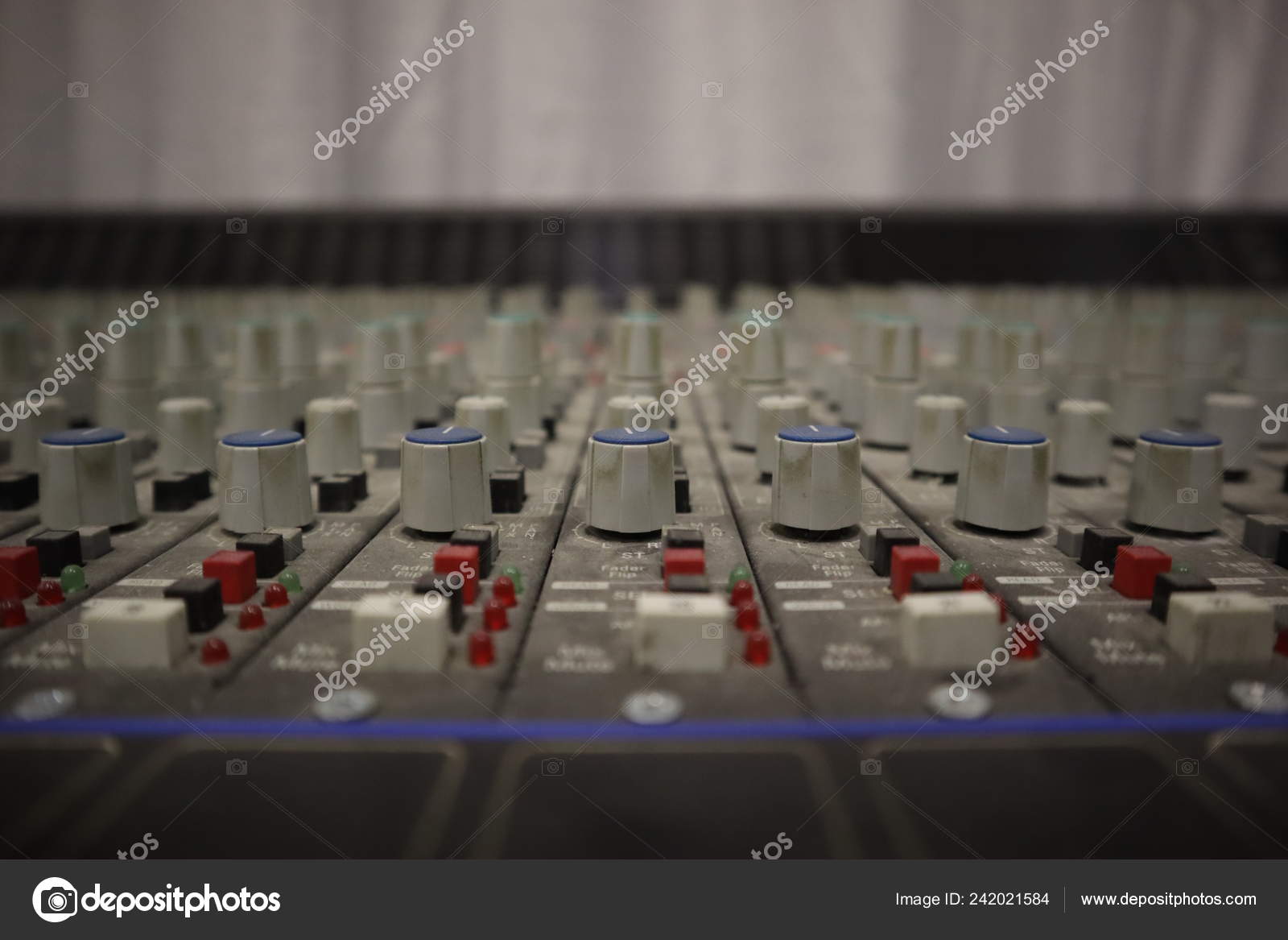 Mixing Console Music Studio — Stock Photo © nycowl #242021584