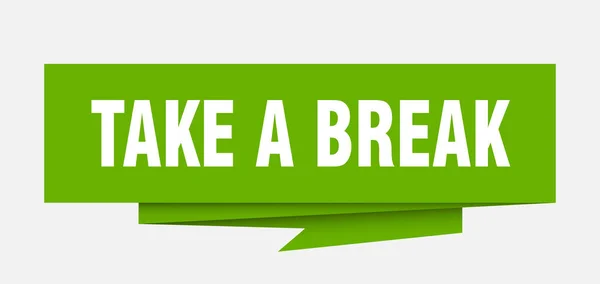 Take Break Stamp Take Break Sign Label Transparent Background Stock ...
