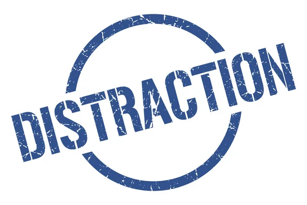 Distraction Sticker Distraction Rectangular Label Isolated White ...