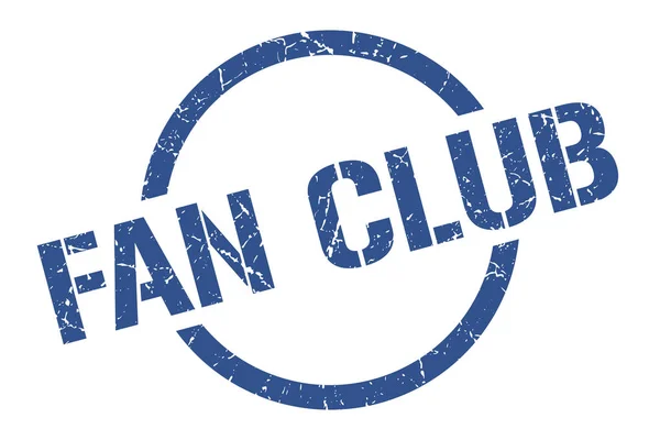 Fan Club Sticker Fan Club Rectangular Label Isolated White Background ...