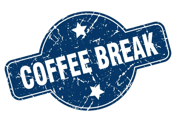 Coffee Break Stamp Coffee Break Sign Label Transparent Background Stock ...