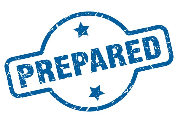 Prepared Stamp Prepared Sign Label Transparent Background Stock Vector ...