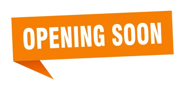 Opening Soon Banner Template Opening Soon Ribbon Label Sign Stock ...