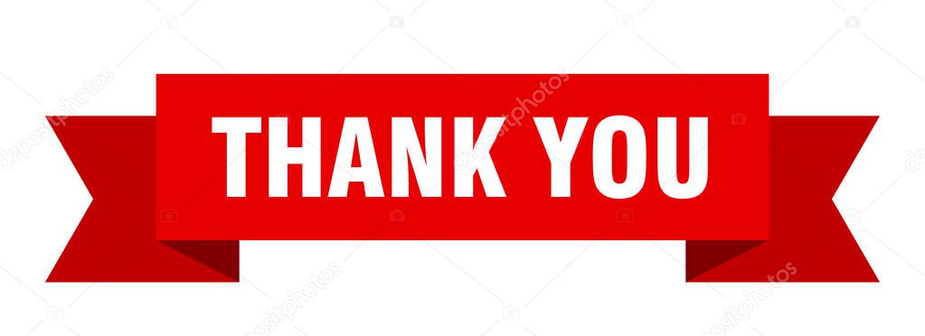 Thank you red Vector Art Stock Images | Depositphotos