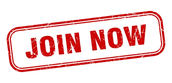 Join Now Sticker Join Now Rectangular Label Isolated White Background ...