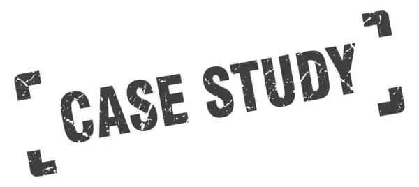Case Study Sticker Case Study Rectangular Label Isolated White ...