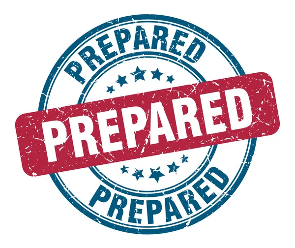 Prepared Stamp Prepared Sign Label Transparent Background Stock Vector ...