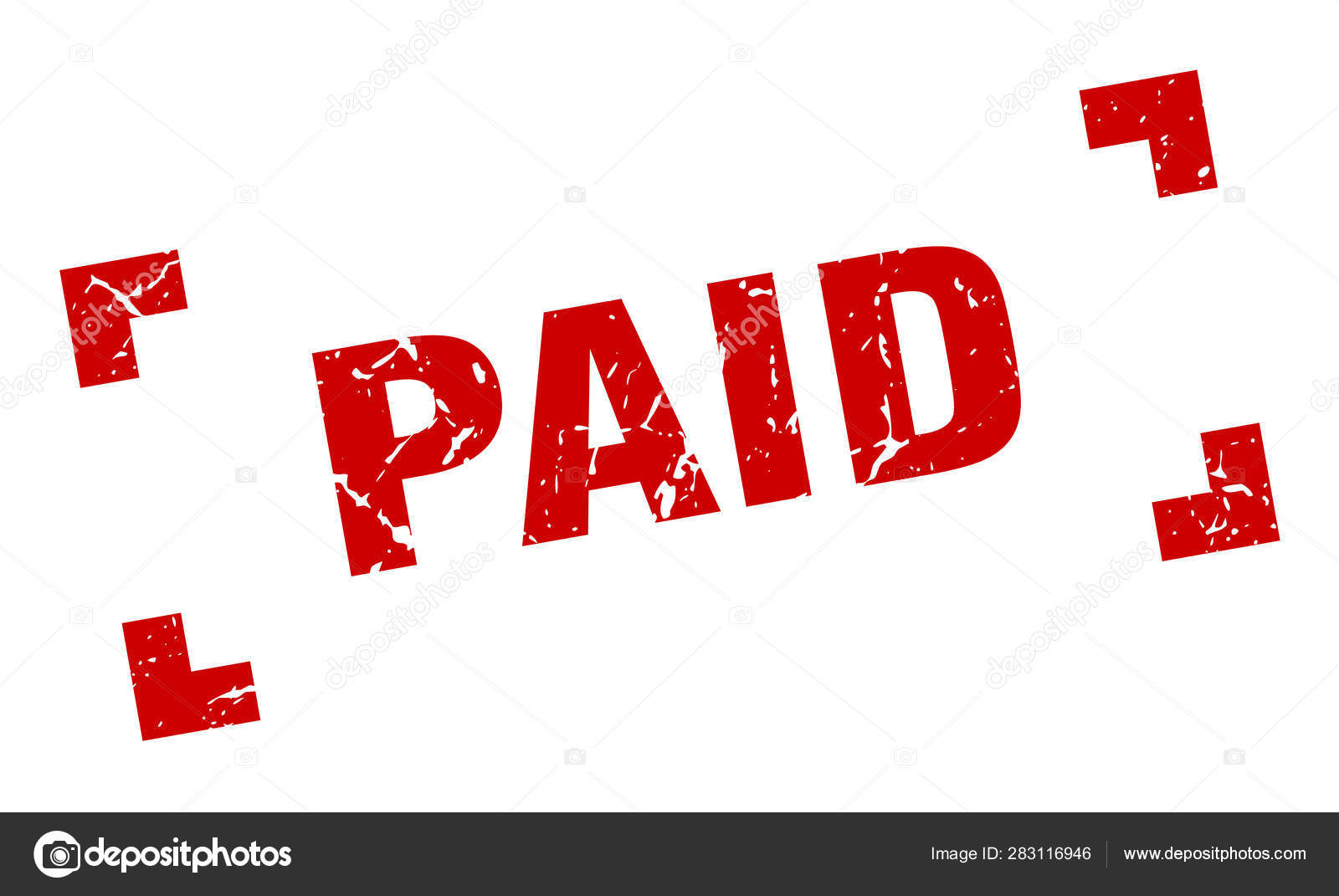 Paid stamp. paid square grunge sign. paid Stock Vector by ©Aquir014b ...