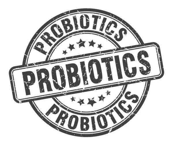 Probiotics Sticker Probiotics Rectangular Label Isolated White ...