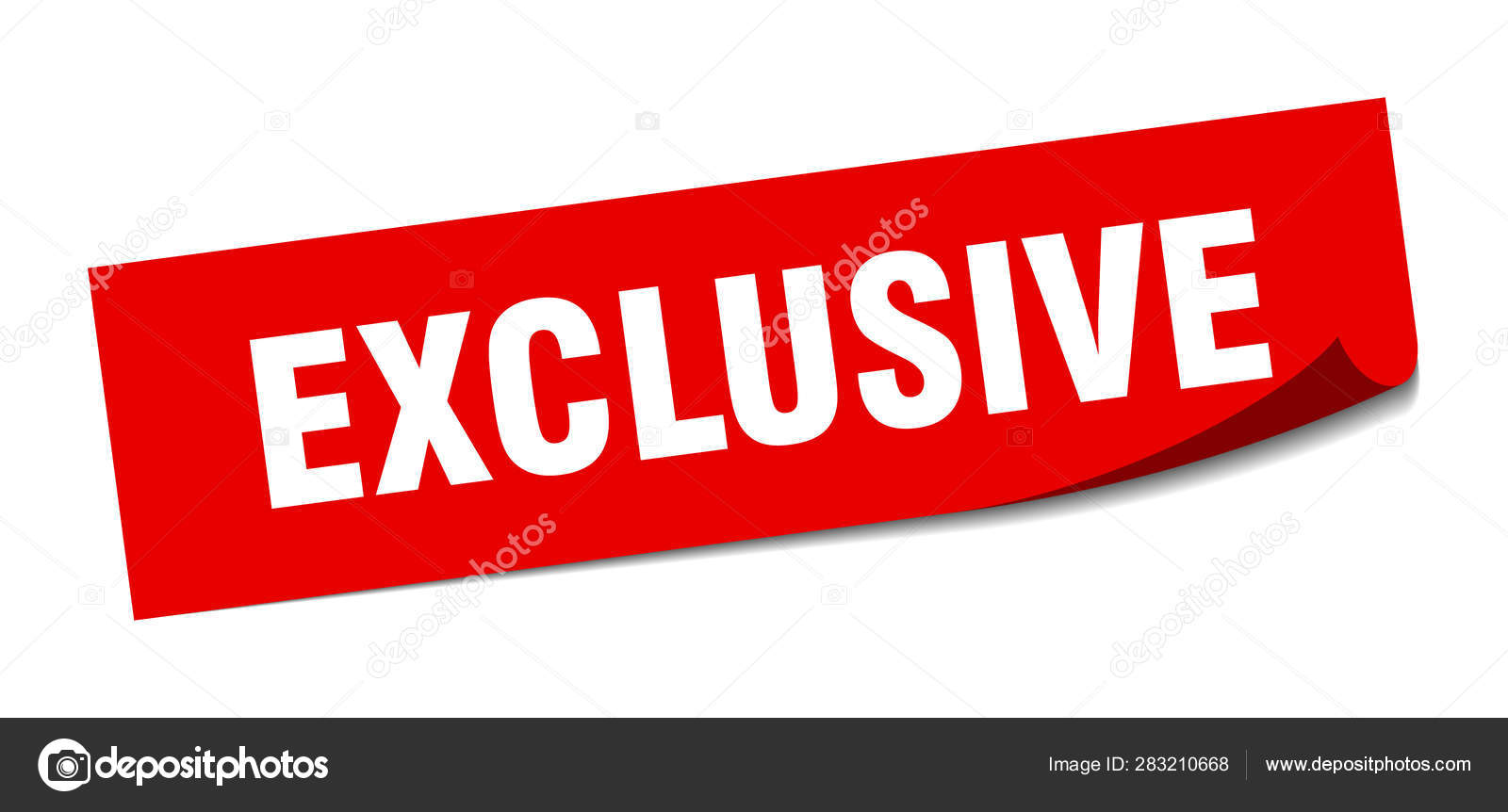 Exclusive sticker. exclusive square isolated sign. exclusive Stock ...