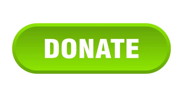 Donate green button Vector Art Stock Images | Depositphotos