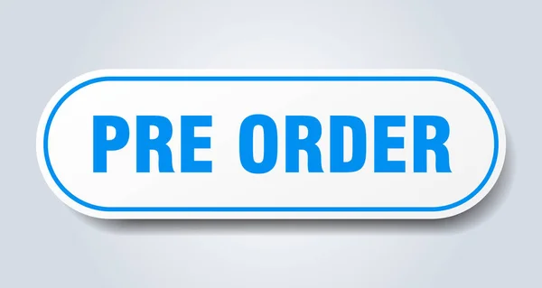 Pre Order Banner Template Pre Order Ribbon Label Sign Stock Vector by ...