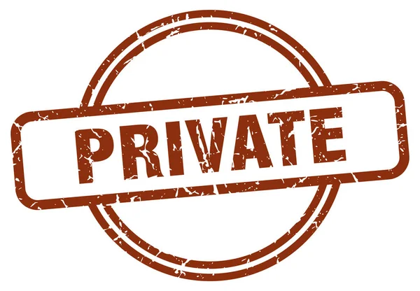 Private Stamp Private Sign Label Transparent Background Stock Vector by ...