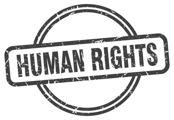 Human Rights Sticker Human Rights Rectangular Label Isolated White ...