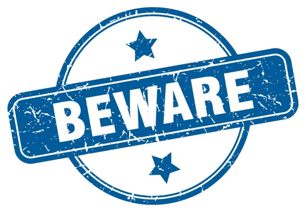Beware Stamp Beware Sign Label Transparent Background Stock Vector by ...
