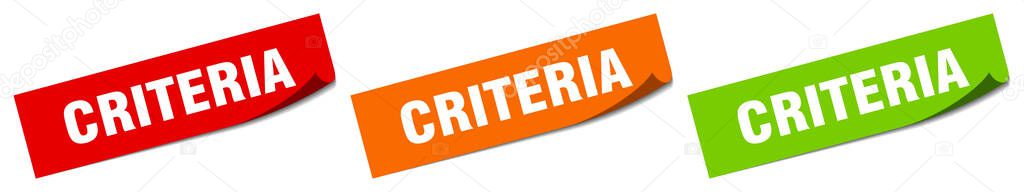 Criteria Stock Vectors, Royalty Free Criteria Illustrations ...