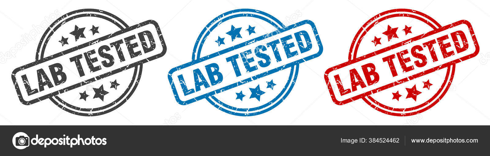 Lab Tested Stamp Lab Tested Isolated Sign Lab Tested Label Stock Vector ...