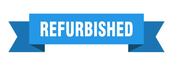 Refurbished Sign Isolated Sticker Ribbon Tag Stock Vector by ©Aquir014b ...