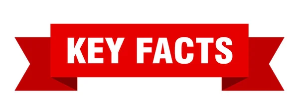 Key Facts Sticker Key Facts Rectangular Label Isolated White Background ...