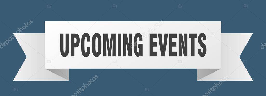 Upcoming events sign Vector Art Stock Images | Depositphotos