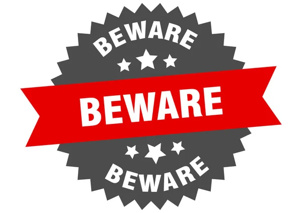 Beware Stamp Beware Sign Label Transparent Background Stock Vector by ...