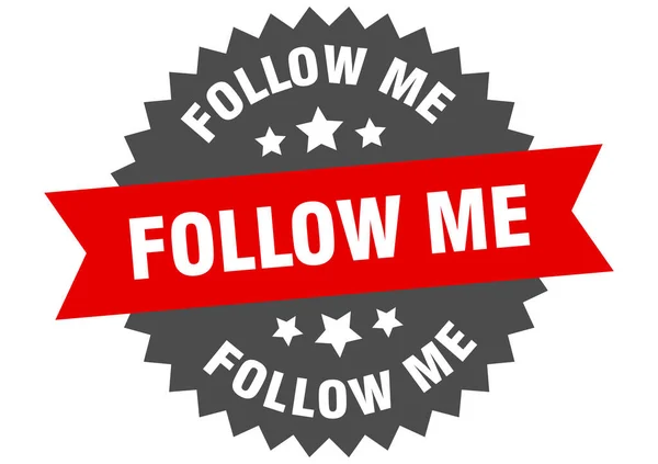 Follow Stamp Follow Sign Label Transparent Background Stock Vector by ...