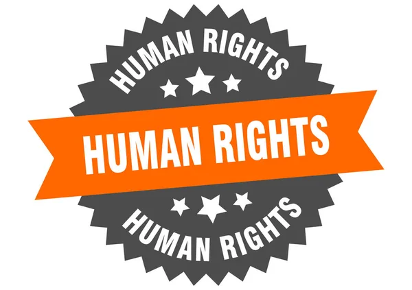 Human Rights Sticker Human Rights Rectangular Label Isolated White ...