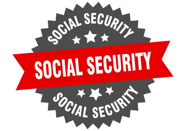 Social Security Stamp Social Security Sign Label Transparent Background ...
